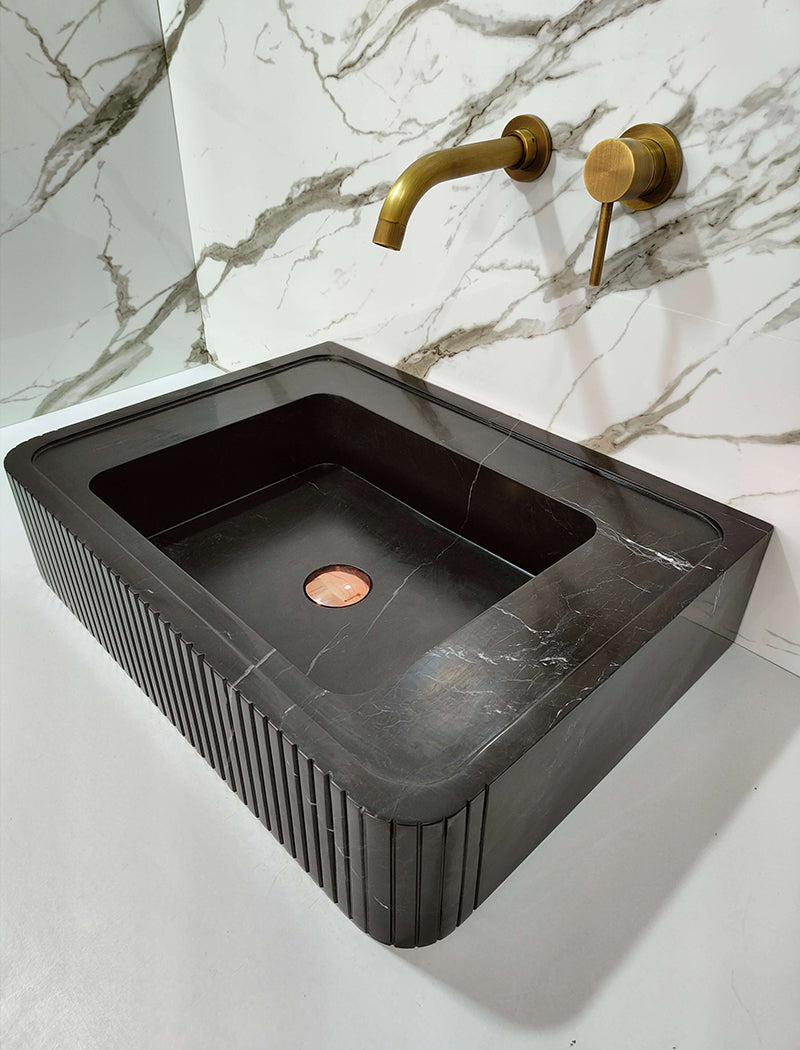 Marble Sink - Stone Sink - Marble Bathroom Sink - Wall Mounted Sink ...